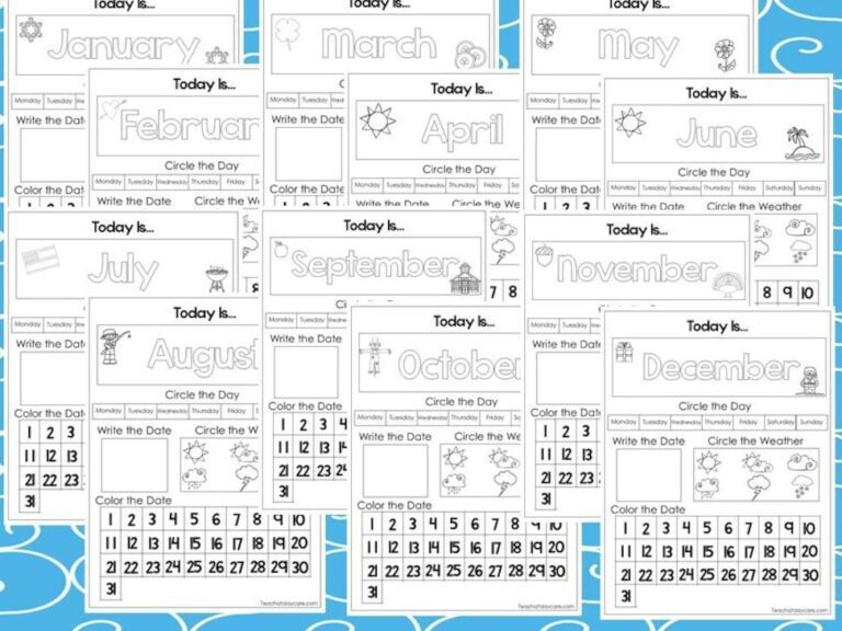 Aprende el Calendario de forma Divertida: Los Meses del Año en Preescolar